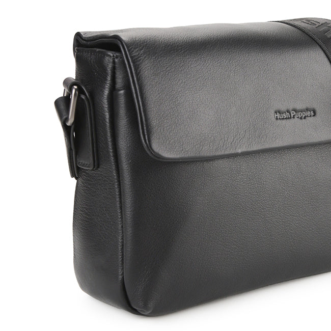 Hush Puppies Men Bags Walley Messenger Bag In Black – Hush Puppies ...